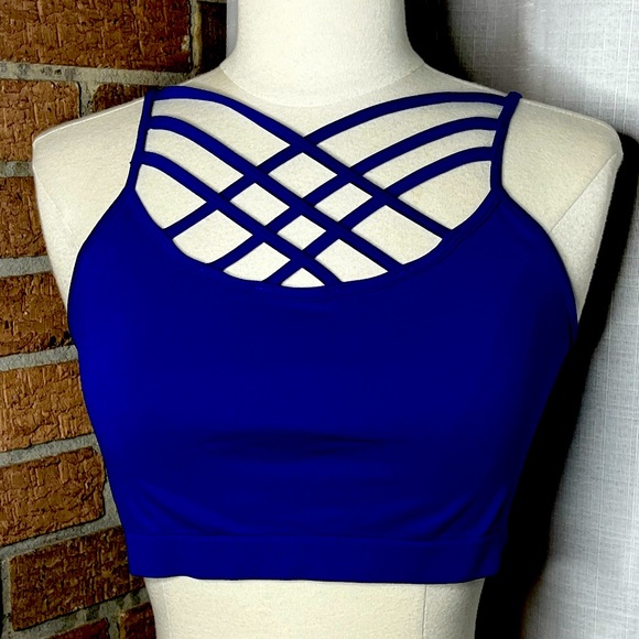 Zenana Outfitters | Tops | Zenana Outfitters Royal Blue Crossover Front ...